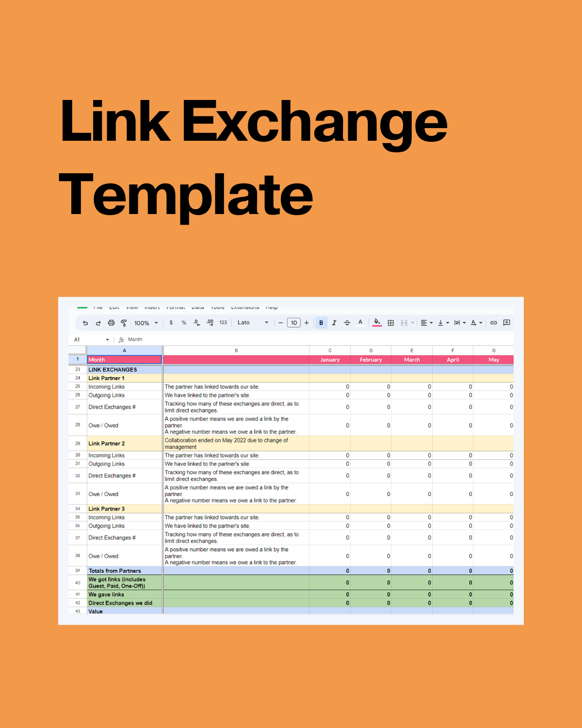 Download the Link-Building Exchange Template - Marketing Experts Hub